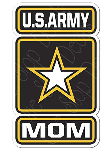 U.S. Army Mom -Ver.1- Full Color Vinyl Decal/Sticker for U.S. Army ...