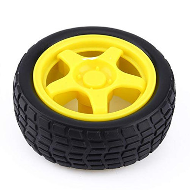 Smart Car Robot Plastic Tire Wheels Robot Car Kit with DC 3-6V Gear ...