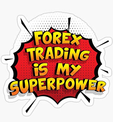 Forex Trading is My Superpower Funny Design Forex Trading Gift ...