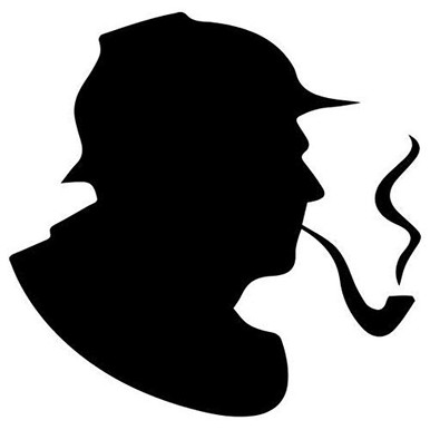 Sherlock Holmes - Sticker Graphic - Auto, Wall, Laptop, Cell, Truck ...