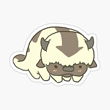Chibi Appa Sticker - Sticker Graphic - Auto, Wall, Laptop, Cell, Truck ...