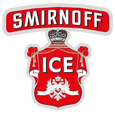 Smirnoff Ice Alcohol Drink Logo - Sticker Graphic - Auto, Wall, Laptop ...