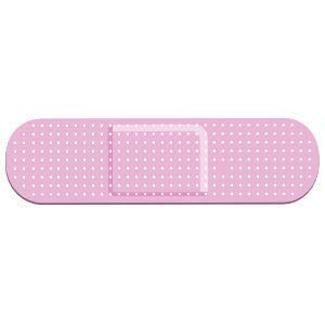 Pink Band Aid Bandage - Pack of 4 - StickerVinyl Waterproof Sticker ...