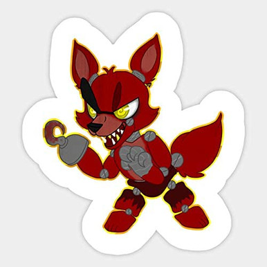 Five Nights at Freddy's - Chibi Foxy Sticker Graphic - Die Cut Sticker ...