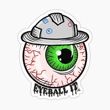 Eyeball It Sticker - Sticker Graphic - Die Cut Sticker High Resolution ...