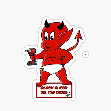Milwaukee Devil Sticker - Sticker Graphic - Die Cut Sticker High ...