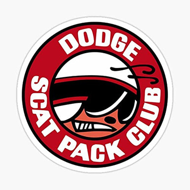 Retro Scat Pack Sticker - Sticker Graphic - Die Cut Sticker High ...