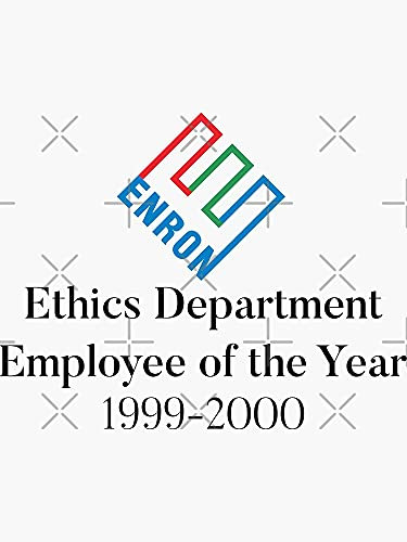 Enron - Employee of The Year - Sticker Graphic - Die Cut Sticker High ...
