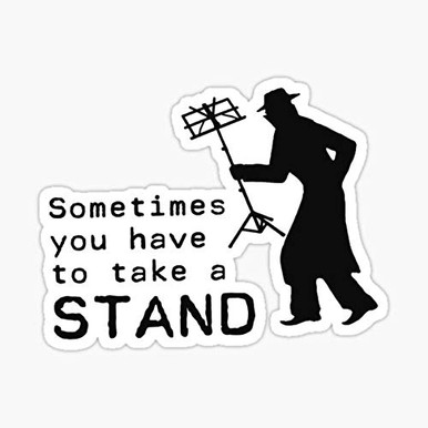 Take a Stand Sticker - Sticker Graphic - Auto, Wall, Laptop, Cell ...