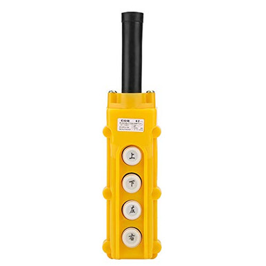 4 Way Hoist Crane Push Button Switch COB-62 Rainproof Crane Pendant ...