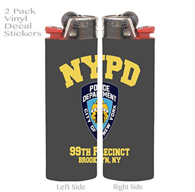 Police Department Logo Precinct 99 2 Pack Vinyl Decal Wrap Skin ...