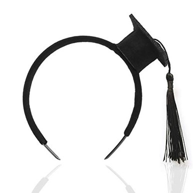 Graduation Cap Headband Mini Headdress Hair Band Bachelor Cap for ...
