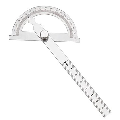 Broadfashion Round Head Protractor 0-180 Degree Angle Protractor Angle ...