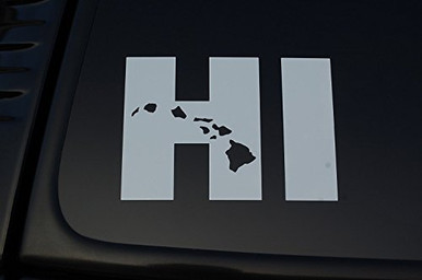 Hawaii HI State Flag Vinyl Sticker Decal Aloha Hawaiian Islands Choose ...
