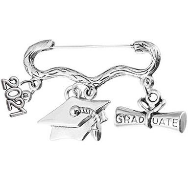 BinaryABC 2021 Graduation Brooch,Graduation Cap Diploma Brooch Pin ...