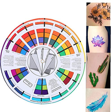 Color Wheel Paper Mix Card Chromatic Circle Guide Supplies ...