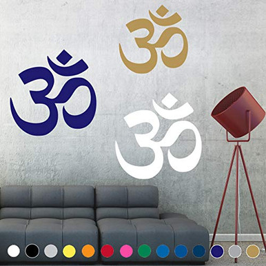 MANY SIZES and COLORS - Aum Om Symbol Sign Yoga Buddhism Spiritual ...