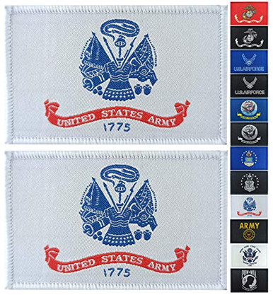 JBCD 2 Pack US Army 1775 Flag Patch Army Force Flags Tactical Patch ...