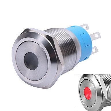 WerFamily 19mm Momentary Push Button Switch 1NO 1NC SPDT ON/OFF ...