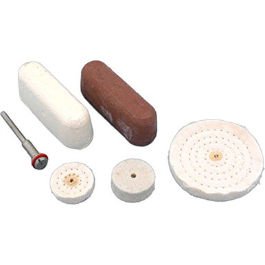 6-Piece Jeweler's Rouge Buffing Kit for Rotary Tools - Warehousesoverstock