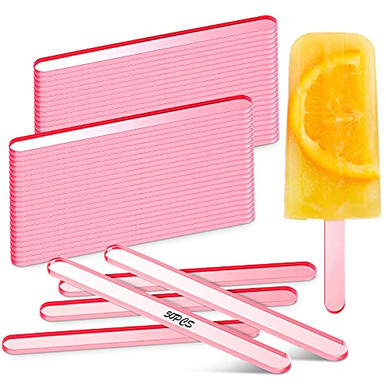 Acrylic Cakesicle Popsicle Sticks 4.5 Inch Mirror Popsicle Sticks ...