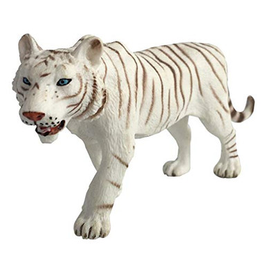joyMerit White Tiger Mini Forest Animal Figures, Realistic Wildlife ...