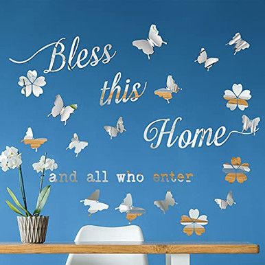 Mirror Bless This Home and All Who Enter Quotes Religious Sayings with ...