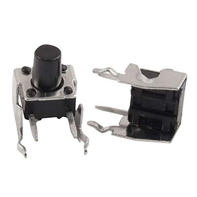 20 Pcs Momentary Right Angle Tactile Tact Push Button Switch 6 x 6mm x ...
