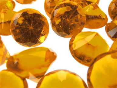 Acrylic Diamond Gemstone Table Scatter 3/4-Inch, 50 Pcs -Orange ...