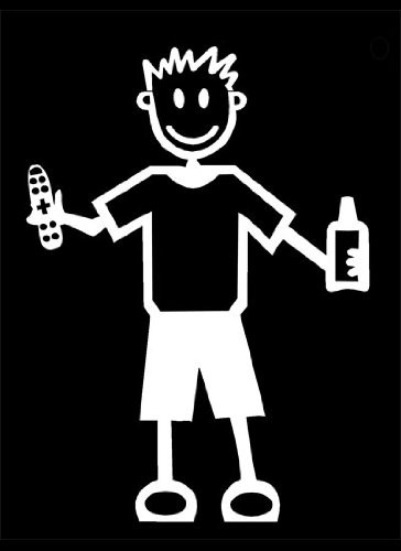My Stick Figure Family Car Window Vinyl Bumper Sticker Decal Adult Male ...