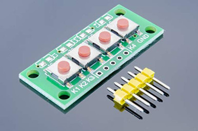 ACROBOTIC 4 Push Button Breakout Board for Arduino Raspberry Pi Tactile ...
