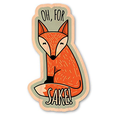 Funny Fox Sticker, Cute Waterproof Stickers for Phone, Laptop, Bike ...