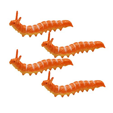 Happyyami 12pcs Caterpillar Toy Fake Caterpillar Animal Figures Random ...