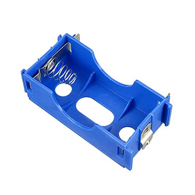 uxcell Battery Case Storage Box D Size Battery Series or Parallel Blue ...