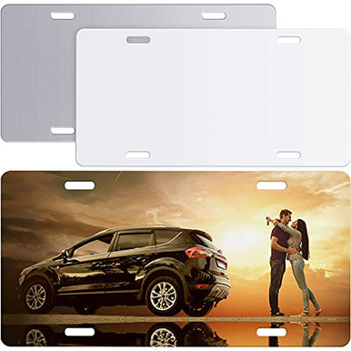 Sublimation License Plate Blanks, Metal Aluminium Automotive License ...