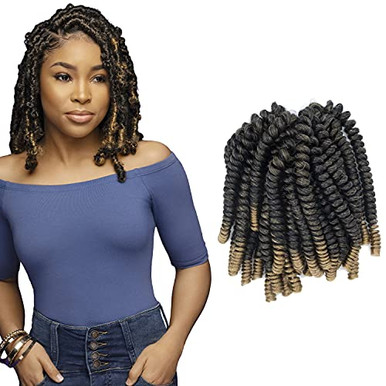 Darling Spring Twist Crochet Hair Extensions, Faux Locs, Natural and ...