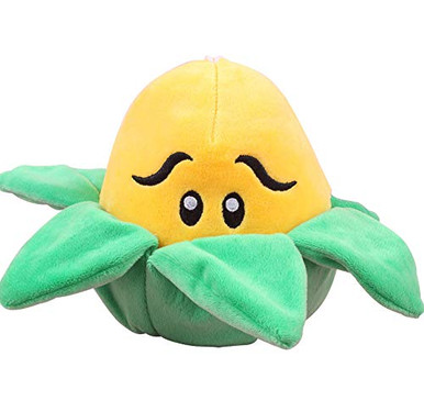 Rising Toys PVZ Kernel-pult Corn Plant Cute Soft Plush Toy Doll ...