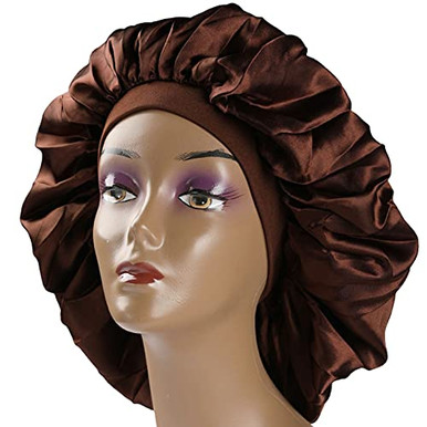 SOYOMASS Extra Large Satin Bonnet for Women, Silk Like Jumbo Hair ...