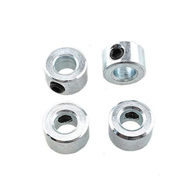 Hahiyo Set Screw Shaft Collars One Piece Design Bore Zinc Plated Carbon ...