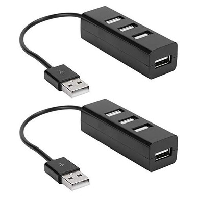 RBSD Computer Hub, USB2.0 Hub 2Pcs Plug and Play with Overload Short ...