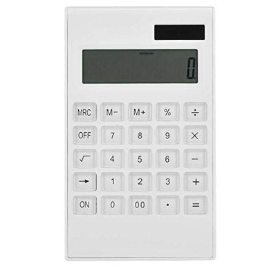 Standard Function Desktop Calculator Solar and Battery Dual Powered ...