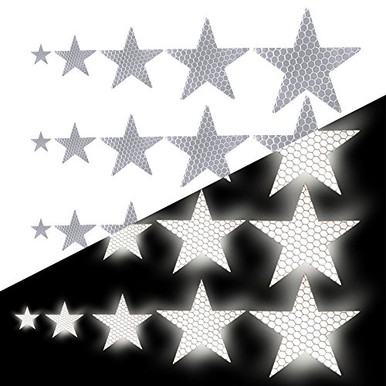 Reflective Safety Stickers Reflective Tape Waterproof Hard PVC ...