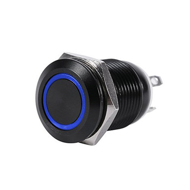 LED Button Switch, Fydun LED Push Button Switch Car 12mm LED Light ...