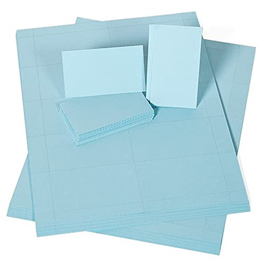 Sodaxx Blue Blank Printable Business Card Paper, Inkjet and Laser ...