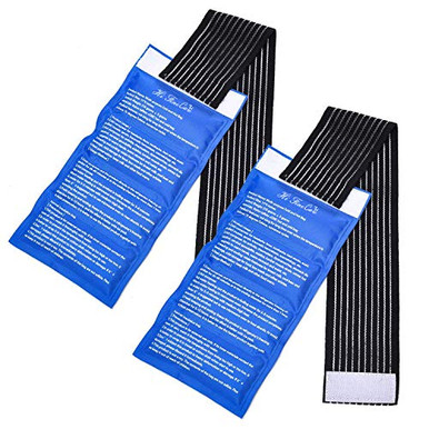 Gel Ice Packs, Hot Cold Therapy Pack, Adjustable Wrap for Muscle Pain ...