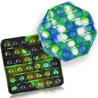 2 Packs Bubble Pop Poop it Fidget Toy, Sensory Stress Relief Satisfying ...