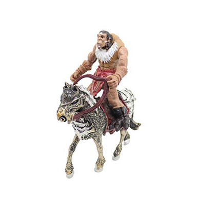 2 Pcs Indians Figurine Plastic Horse Model Action Figure Tribal Native ...