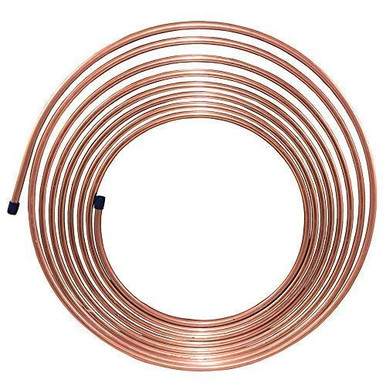 25 ft 5/16 in Copper-Nickel Fuel or Transmission Tubing Coil (.028 ...