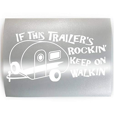 TRAILER'S ROCKIN' Funny Teardrop Trailer - PICK COLOR and SIZE - RV ...