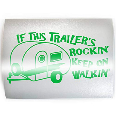 TRAILER'S ROCKIN' Funny Teardrop Trailer - PICK COLOR and SIZE - RV ...